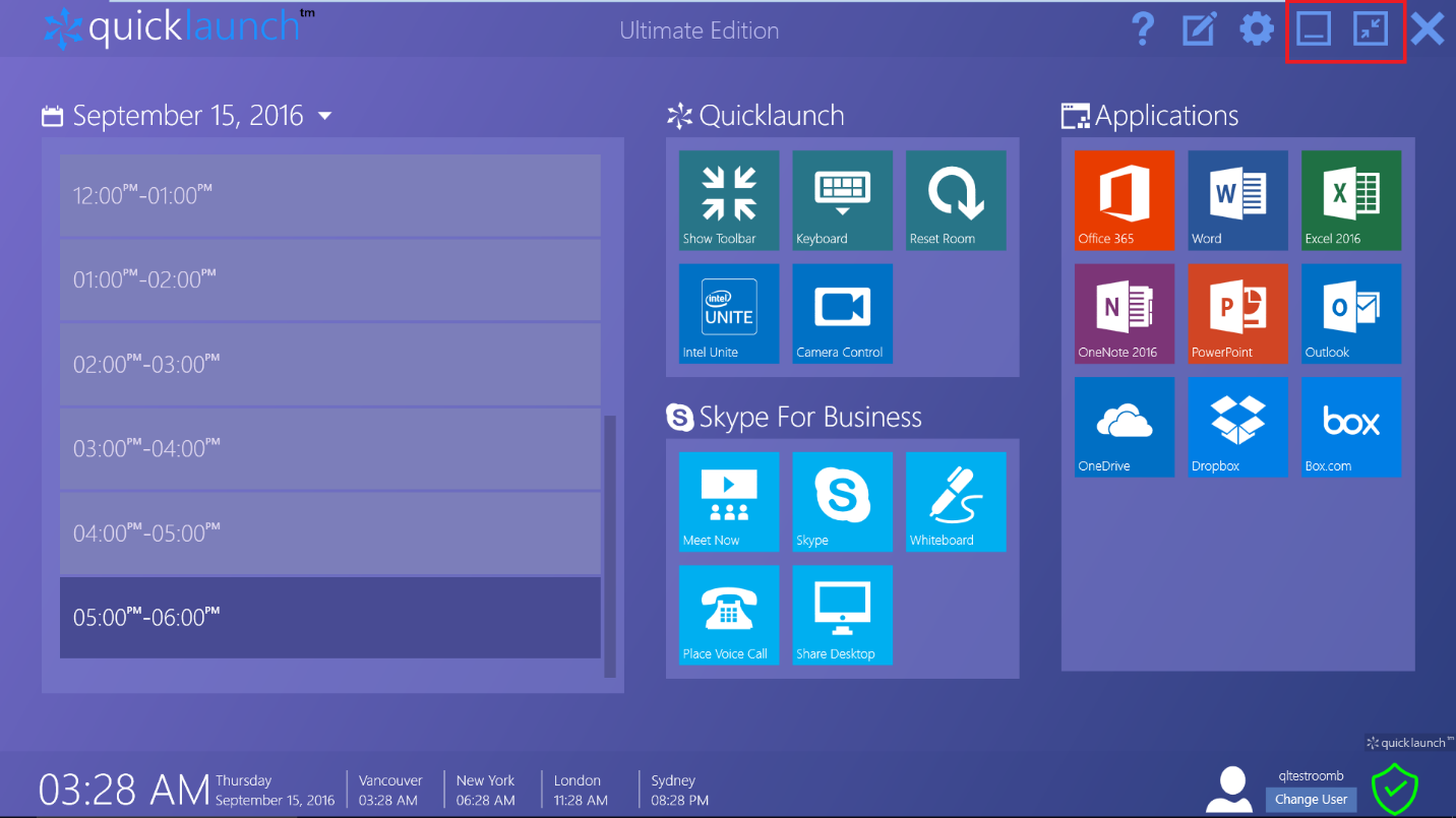 Utilizing Quicklaunch with Pinnable Mode : End of Sales Since Dec 2023, End of Support End of 2024